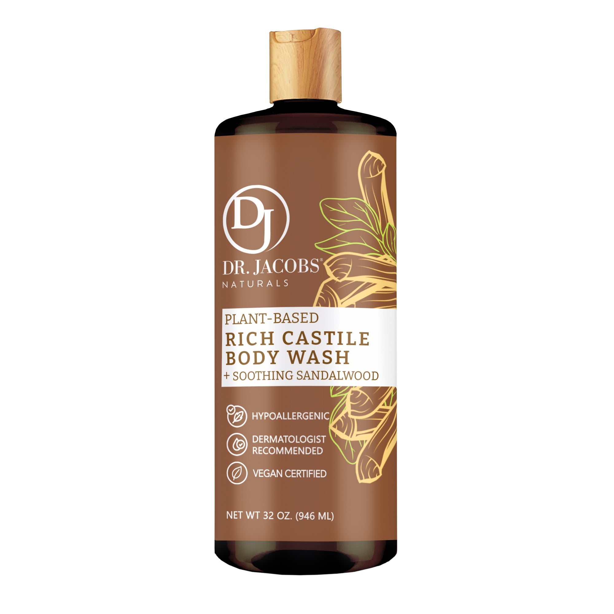 Sandalwood Castile Body Wash | All For American