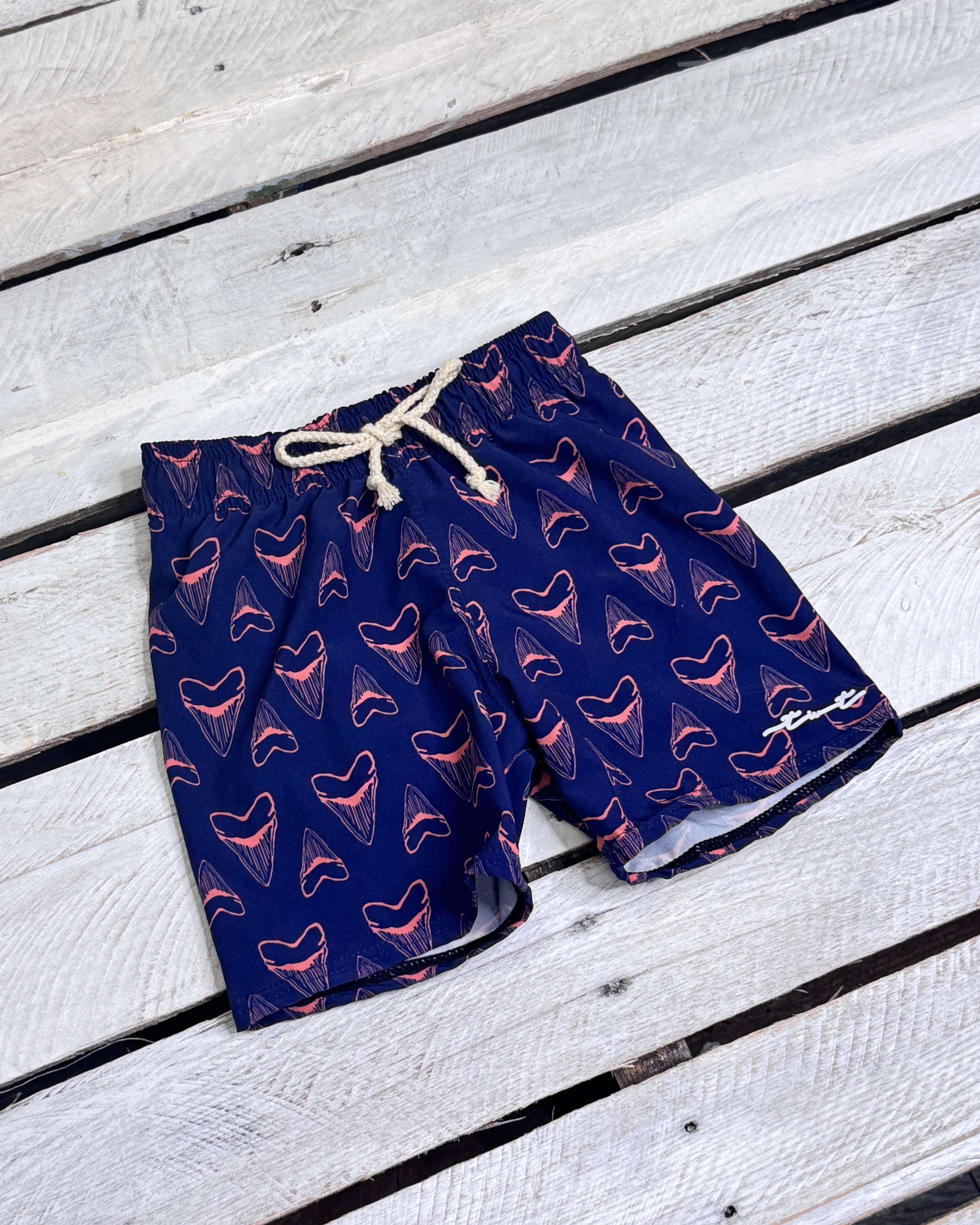 Shark Bite Swim Trunks | All For American