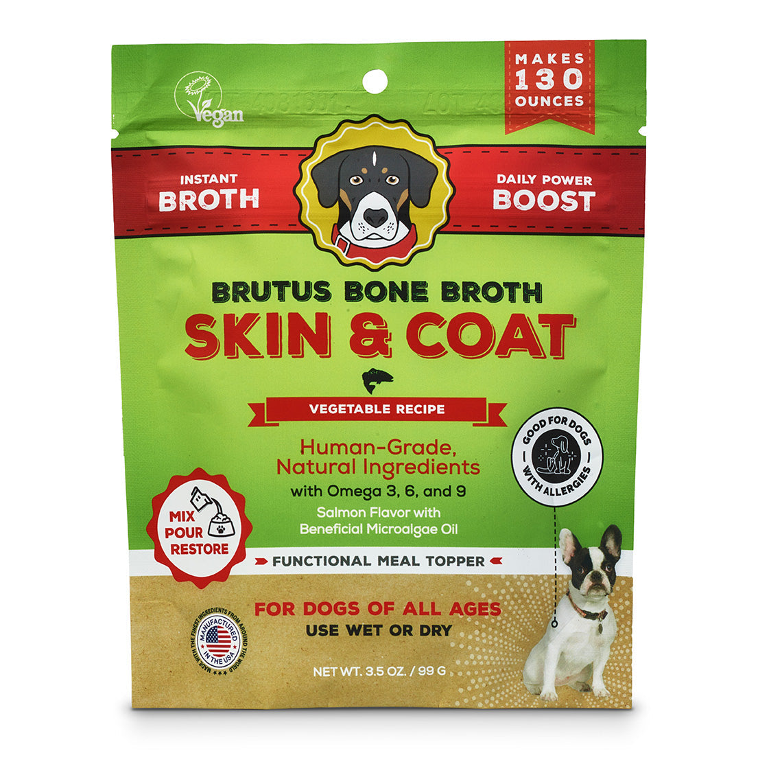 Skin & Coat Meal Topper Mega Pack (Vegetable) | All For American